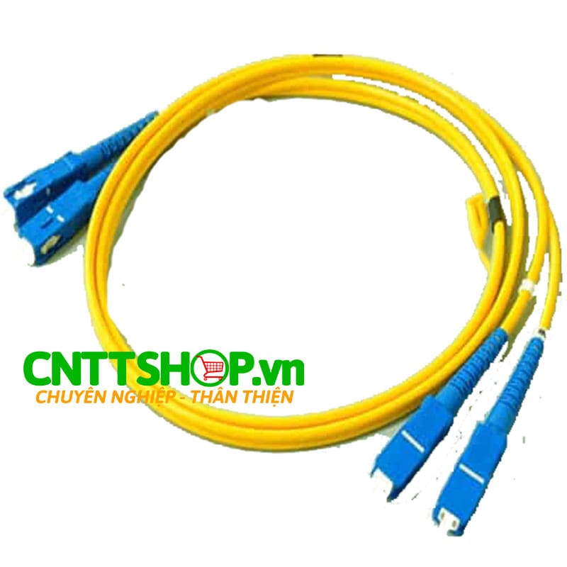 Dây nhảy quang Single-Mode 1m SC-SC Duplex OS1 9 / 125μm